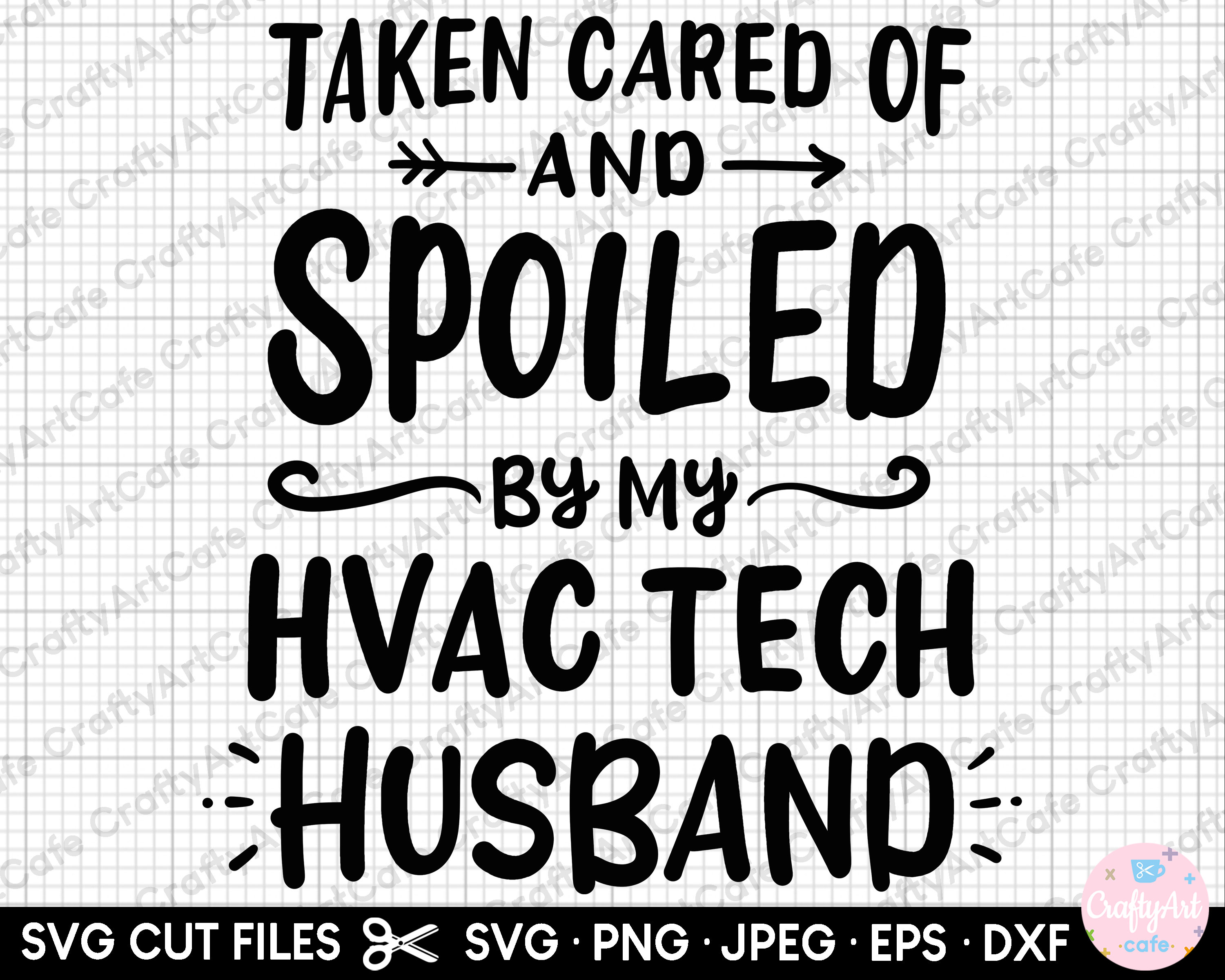 Hvac Tech Wife Svg Png Hvac Technician Svg Png Eps Dxf Jpg Jpeg Cut ...