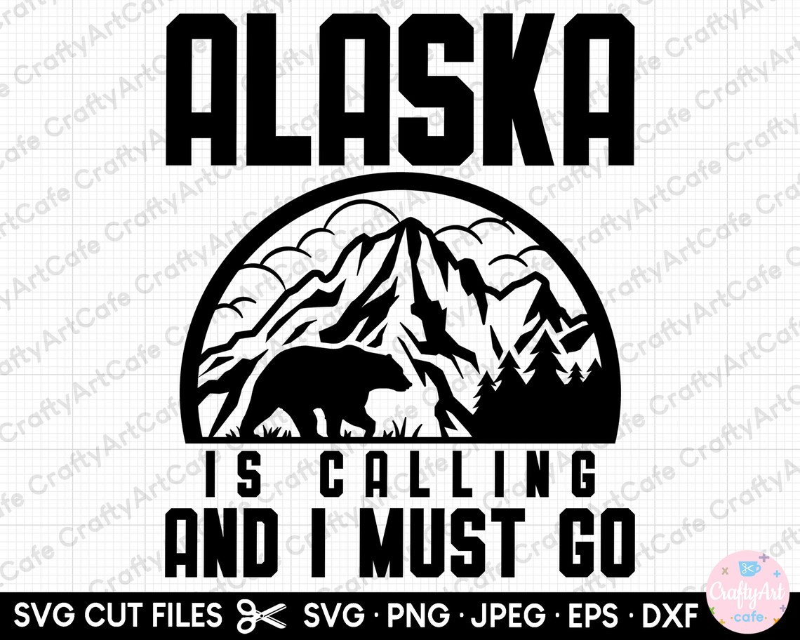 Alaska Svg, Alaska Png, Alaska Svg for Cricut, Alaska Png for Shirts ...