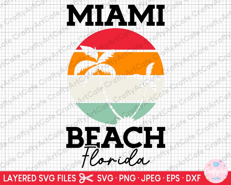 Miami Svg Miami Png Miami Svg Cricut - Etsy