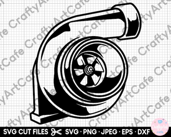 Turbo Svg for Cricut Turbo Png Turbocharger Svg Turbo Clipart - Etsy