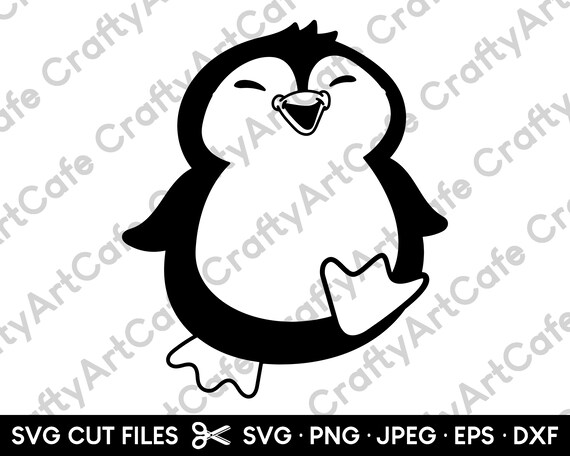 Penguin Svg Baby Penguin Svg Cute Penguin Commercial Use | Etsy