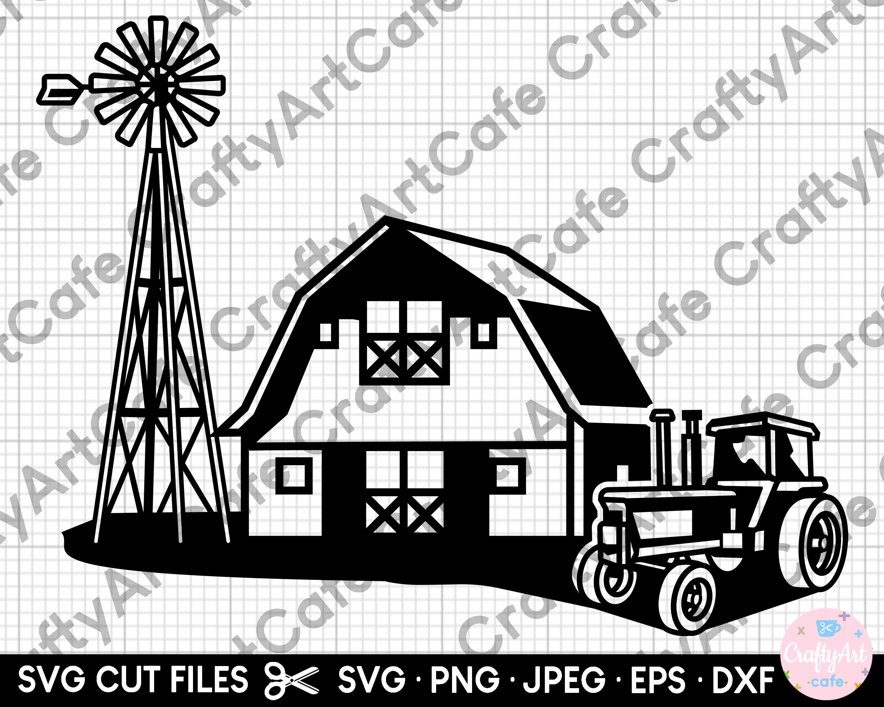 Barn Svg Farm Svg Barn Png Farm Png Farm Clipart Vector Design - Etsy ...