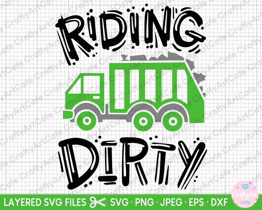 Garbage Truck Svg for Cricut Shirt Garbage Truck Png Commercial Use Eps ...