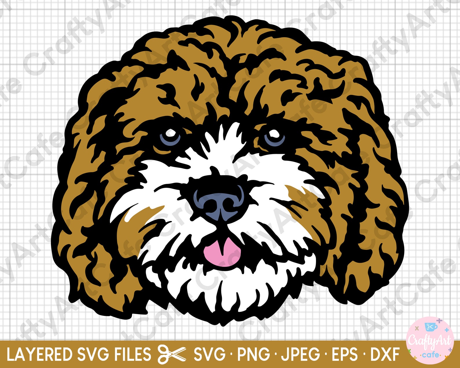 Cockapoo Head Svg for Cricut Cockapoo Png - Etsy Israel