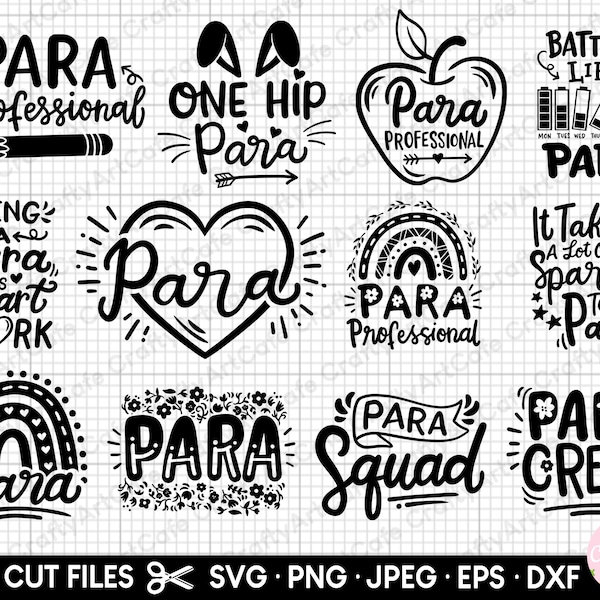Paraprofessional Svg - Etsy