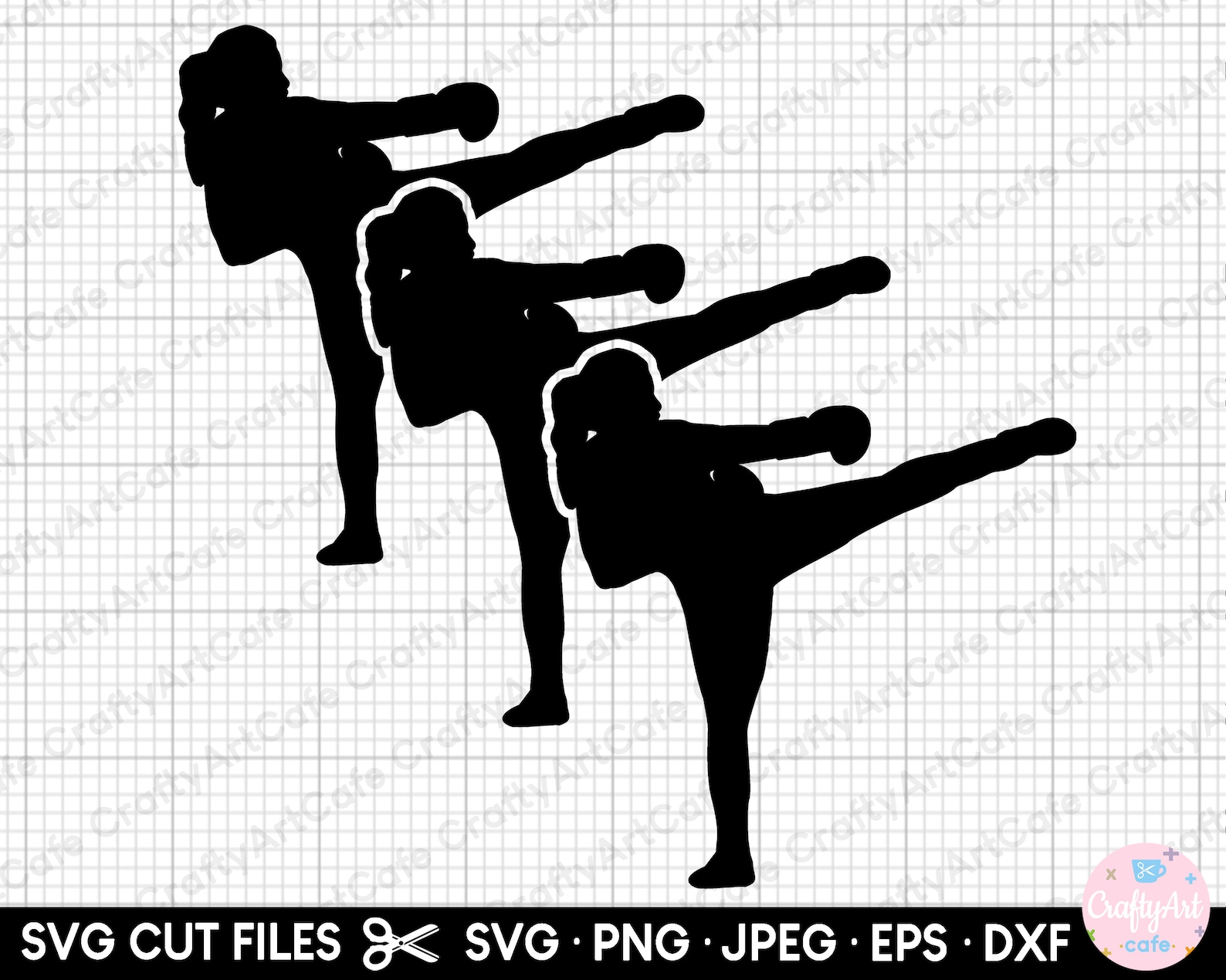 Kickboxing Svg File for Cricut Shirt Free Commercial Use Kickboxing Png ...