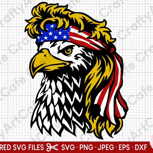 Eagle With Mullet Vector - Etsy