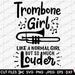 Trombone Svg Trombone Png Trombone Player Svg Cricut Trombone Player ...