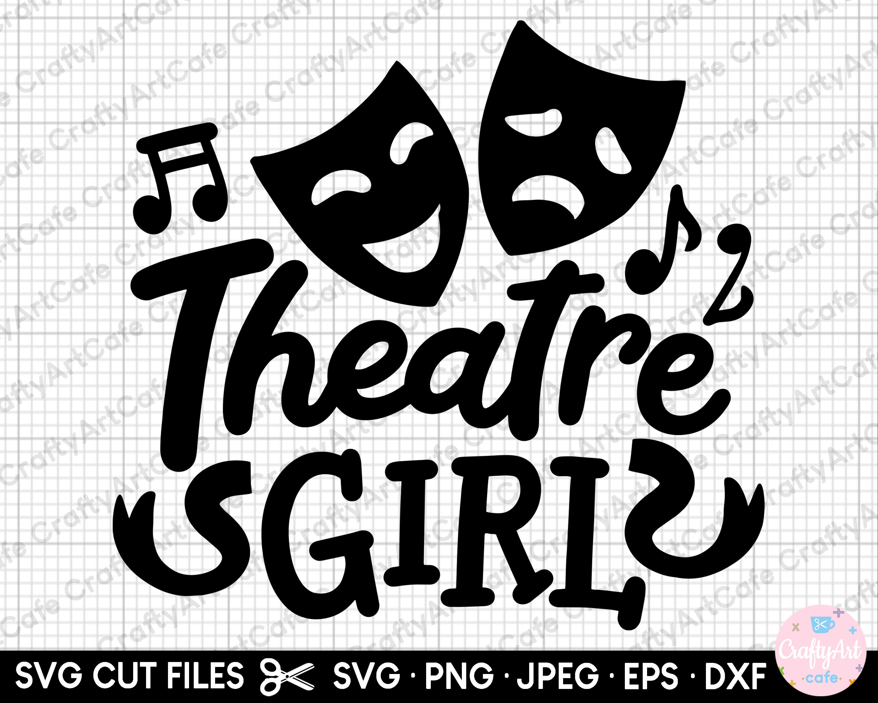 Theater Svg Theater Png Actor Svg Actress Svg Cricut Commercial Use ...