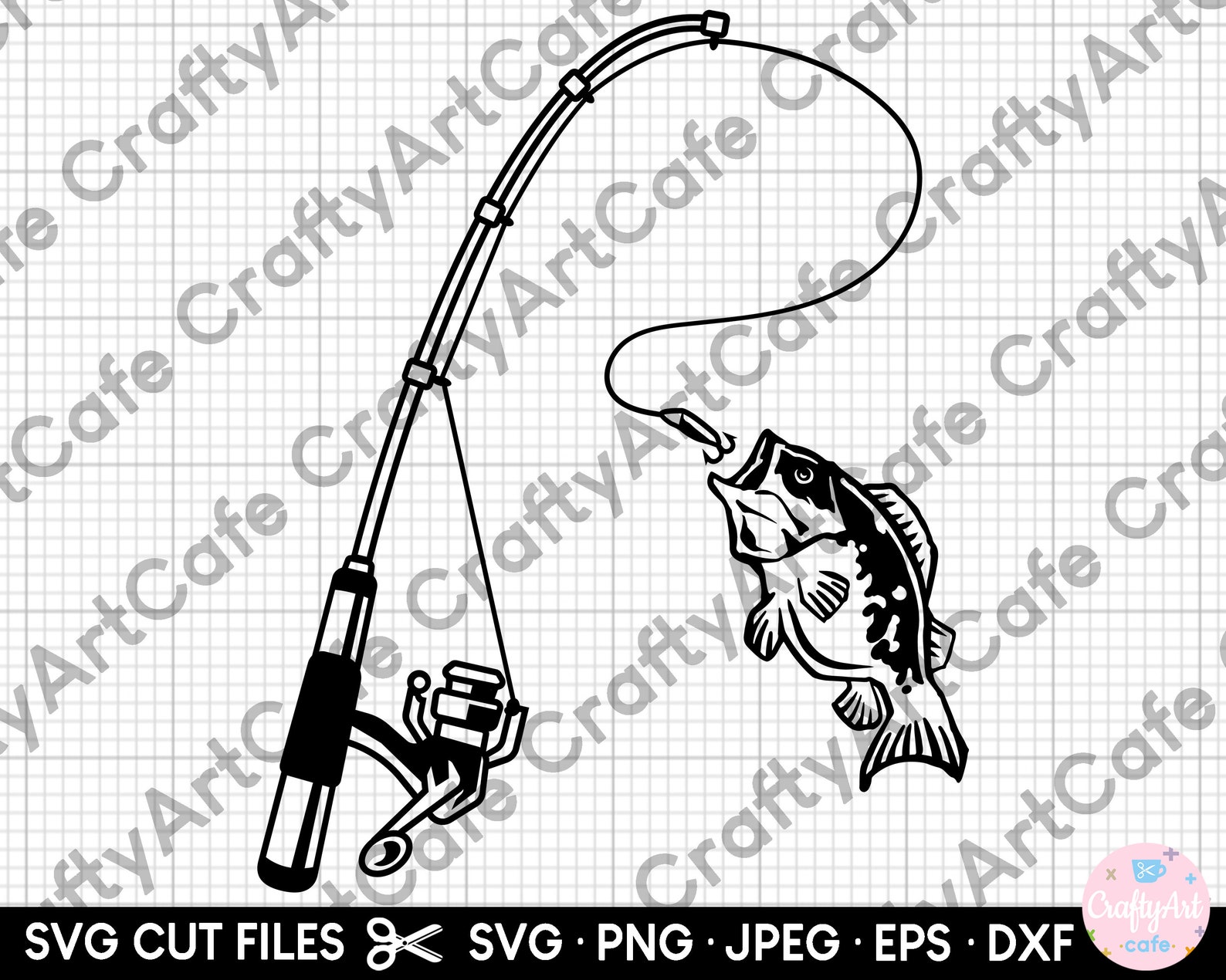 Fishing Reel Svg Fishing Rod Svg Fishing Rod Png Fishing Rod Clipart ...
