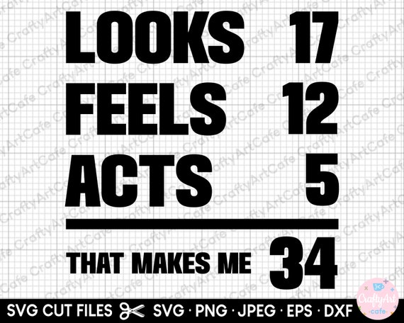 34th Birthday Svg Png - Etsy