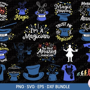 Magician Png Magician Svg Magician Png Bundle Sublimination Free ...