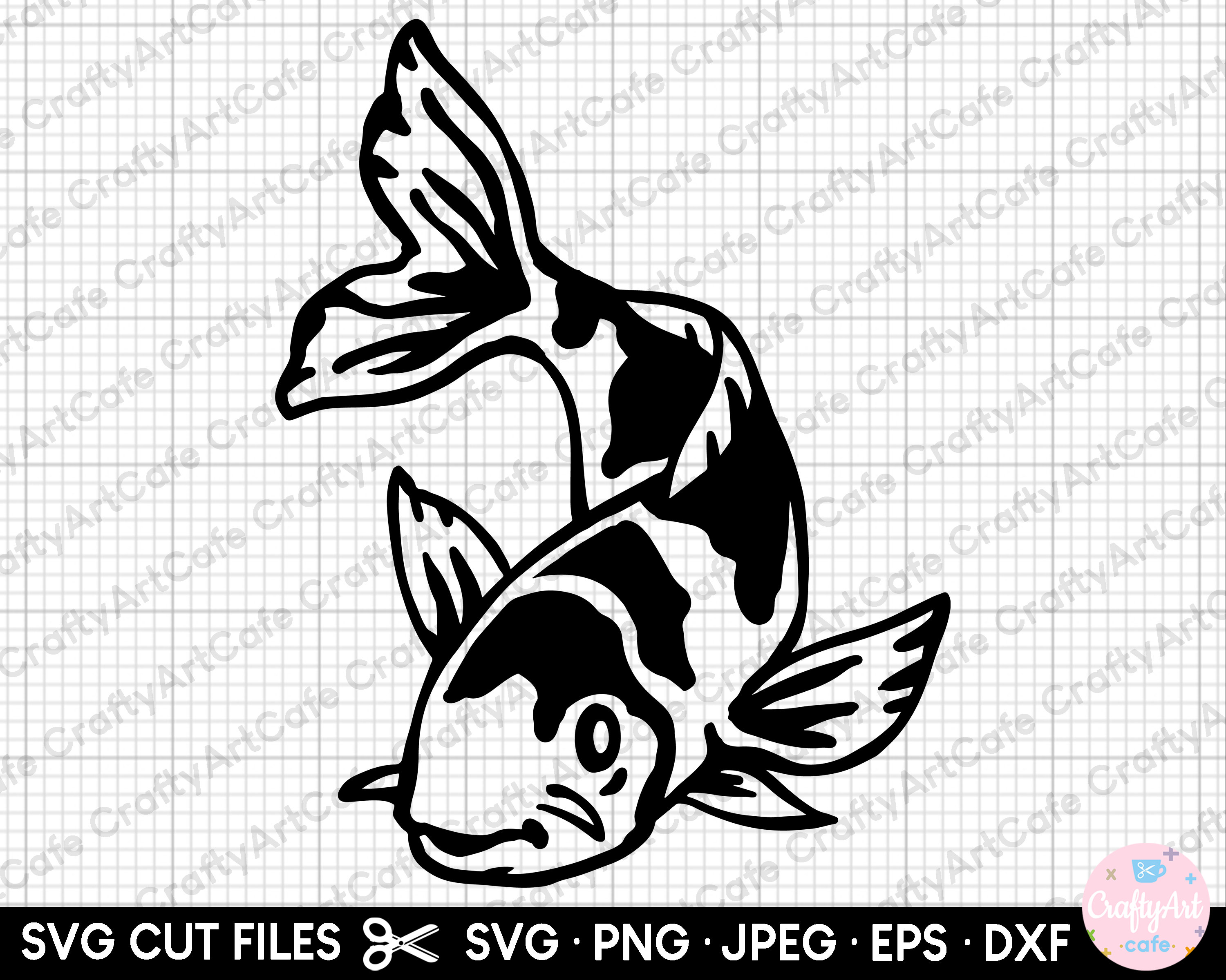 Koi Svg Koi Png Koi Vector Koi Clipart Koi Carp Svg Png Eps Dxf Cut ...