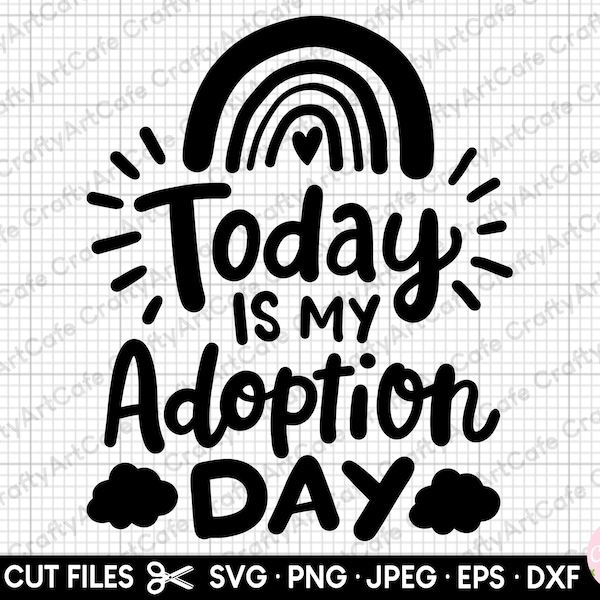 Adoption Day Svg - Etsy