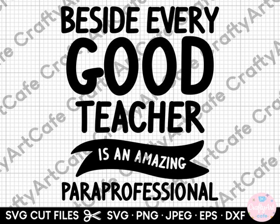 Para Svg Paraprofessional Svg Png Eps Dxf Cricut - Etsy