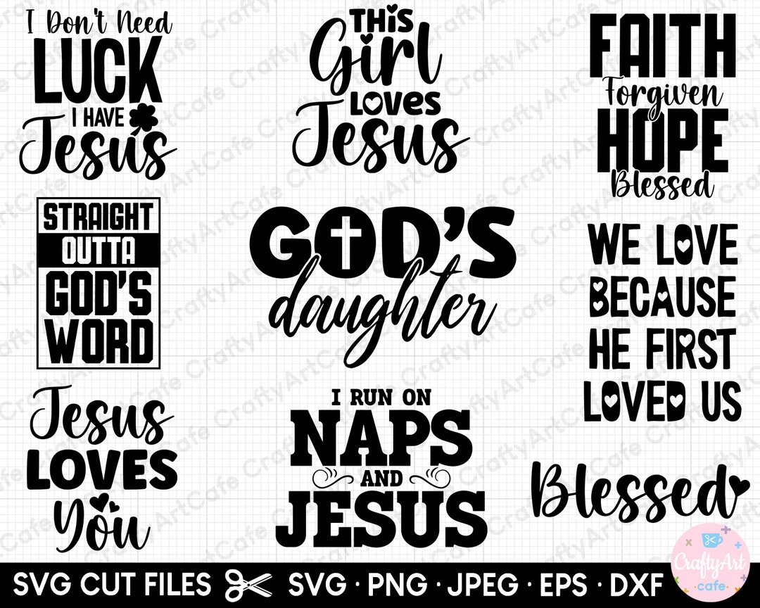 Christian Svg Bundle Cricut - Etsy