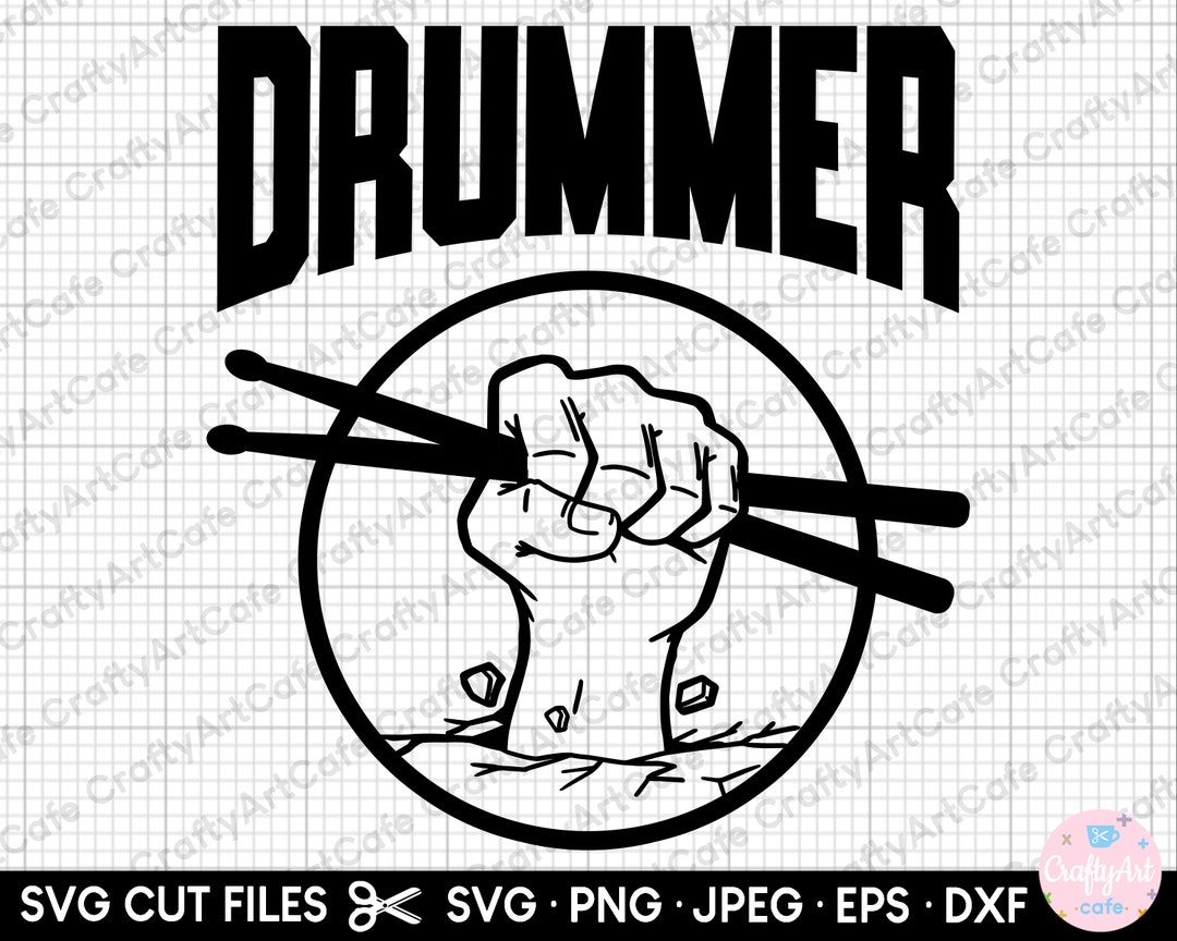 Drummer Png Drummer Svg Drummer Eps Drummer Dxf Drummer Svg File Cricut ...