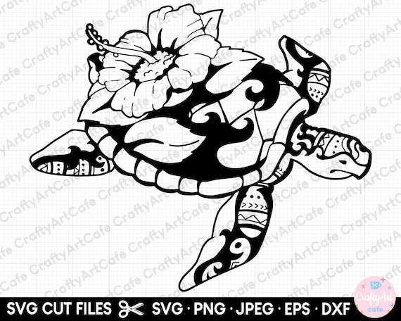 Sea Turtle Mandala Svg Png | Etsy