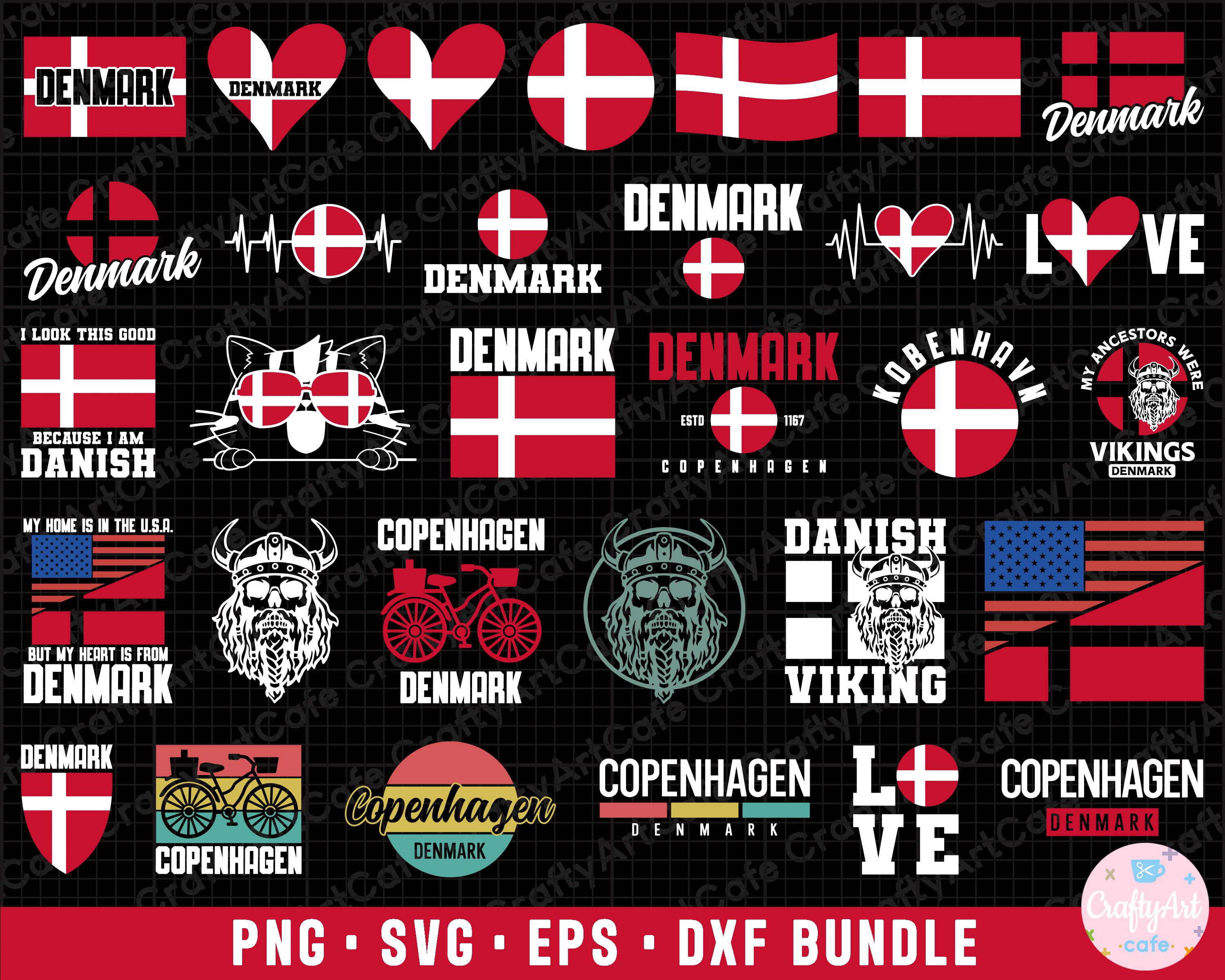 Denmark Png Denmark Svg Denmark Png Bundle Sublimination Commercial Use ...