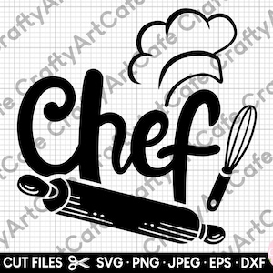 Chef Svg Chef Png Chef Svg Files for Cricut Shirt - Etsy