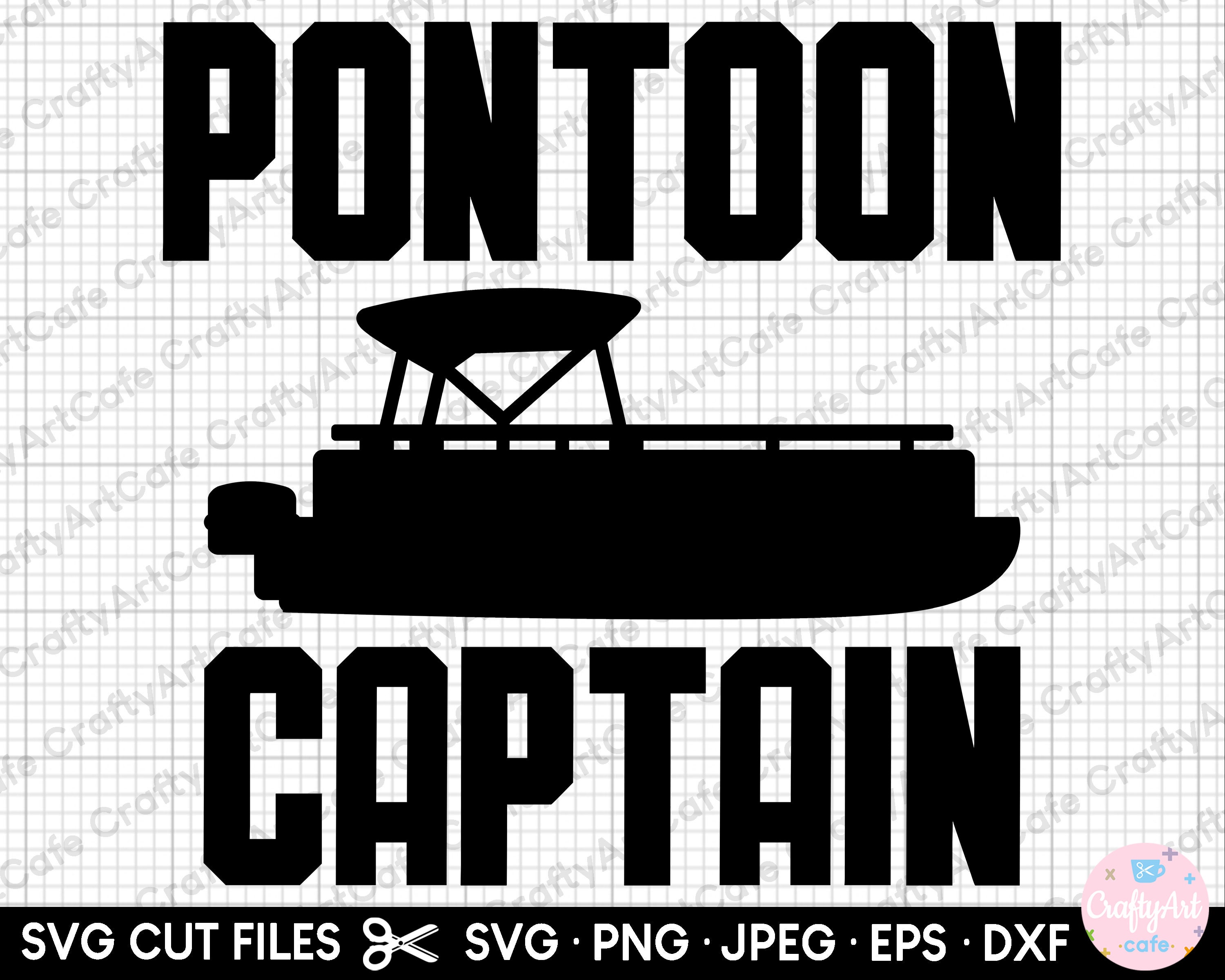 Pontoon Svg Pontoon Png Pontoon Eps Pontoon Dxf - Etsy