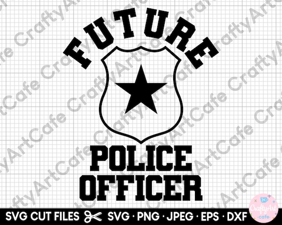Future Police Officer Svg for Cricut Commercial Use | Etsy