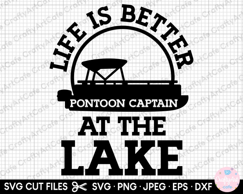 Pontoon Svg - Etsy