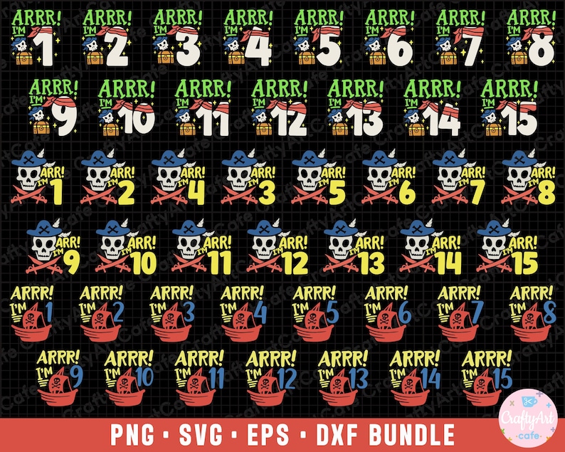 Pirate Birthday Png Pirate Birthday Svg Pirate Birthday Png Bundle ...