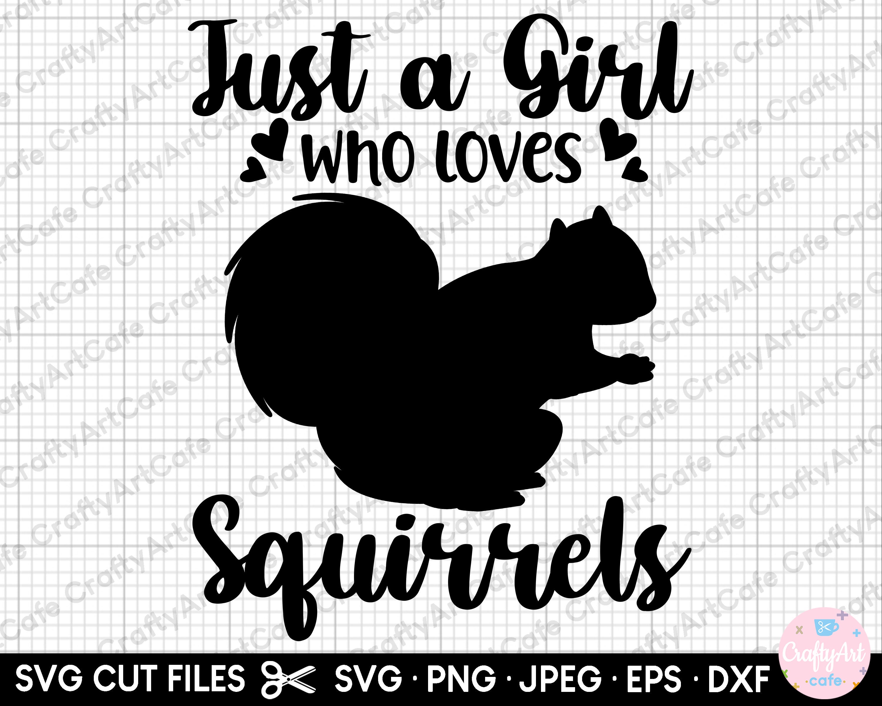 Squirrel Svg for Cricut Shirts Commercial Use - Etsy