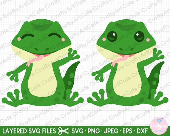 Cute Lizard Svg Cut File Cricut | Etsy