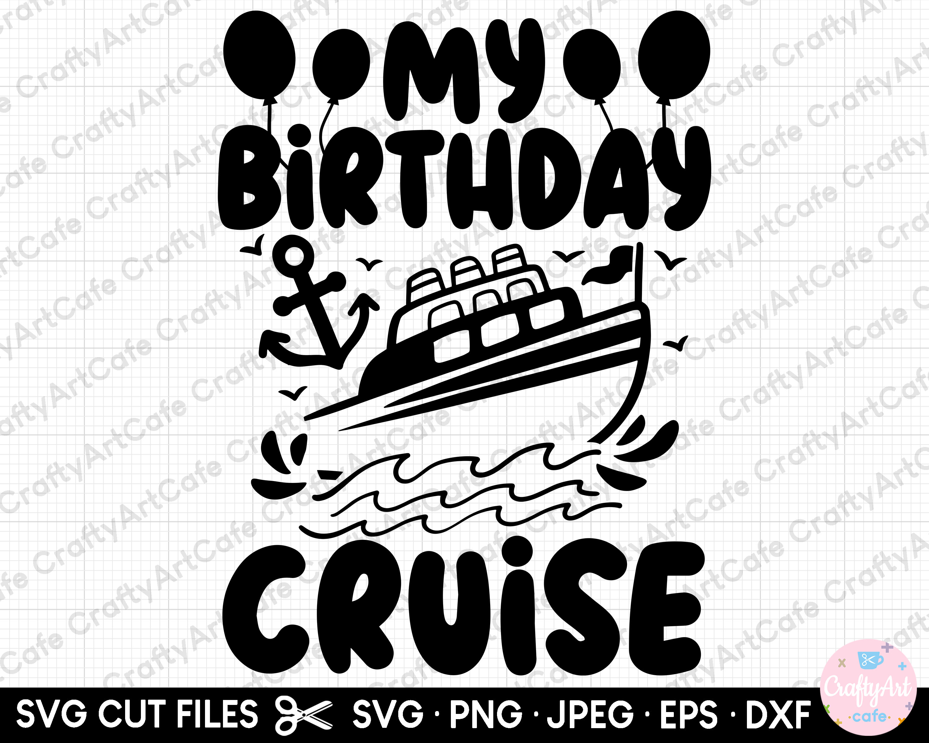 Birthday Cruise Svg Png - Etsy