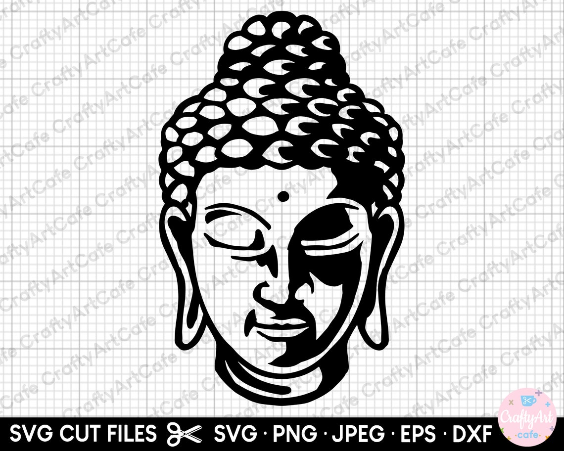 Buddha Svg Buddha Png Buddha Clipart Buddha Vector Buddha Head Svg ...