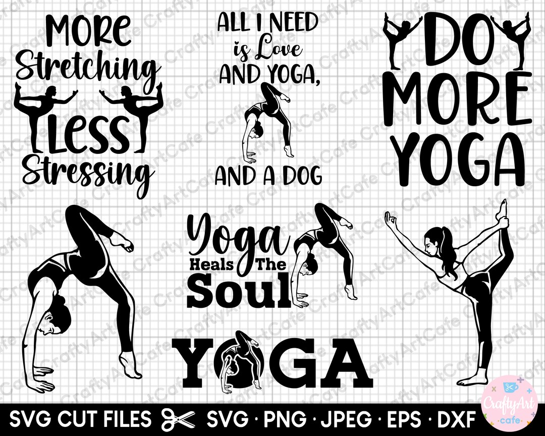 Yoga Svg File for Cricut Shirt Free Commercial Use Yoga Png - Etsy