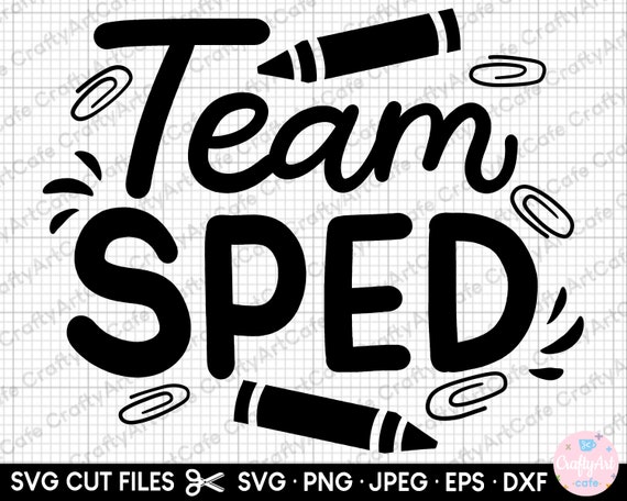 Sped Teacher Svg Sped Teacher Png Team Sped Svg | Etsy