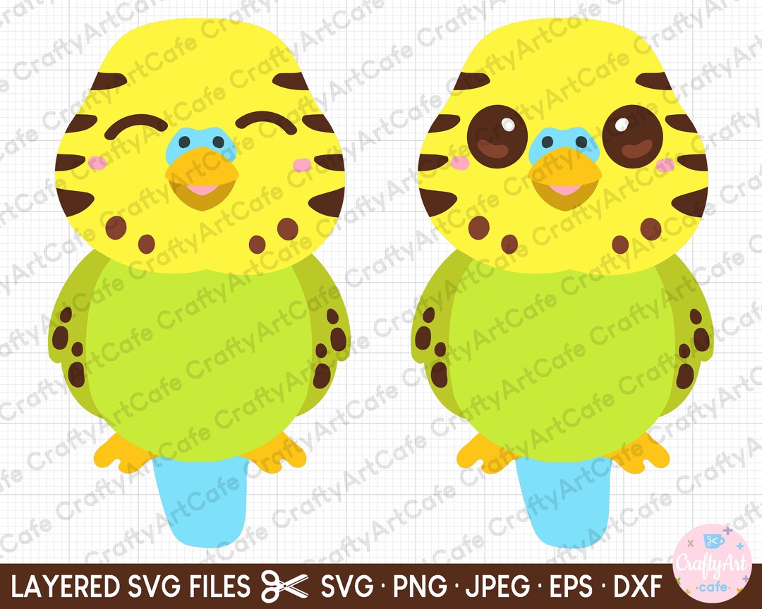 Budgie Svg Cute Budgie Baby Budgie Kawaii Budgie Svg Png Eps Dxf Cut ...