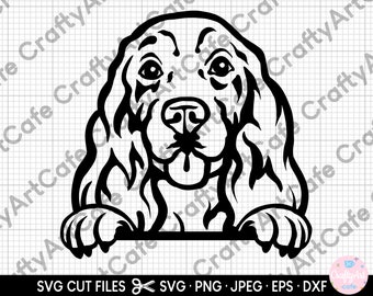 High Quality Cocker Spaniel SVG Bundle Cocker Spaniel Face - Etsy