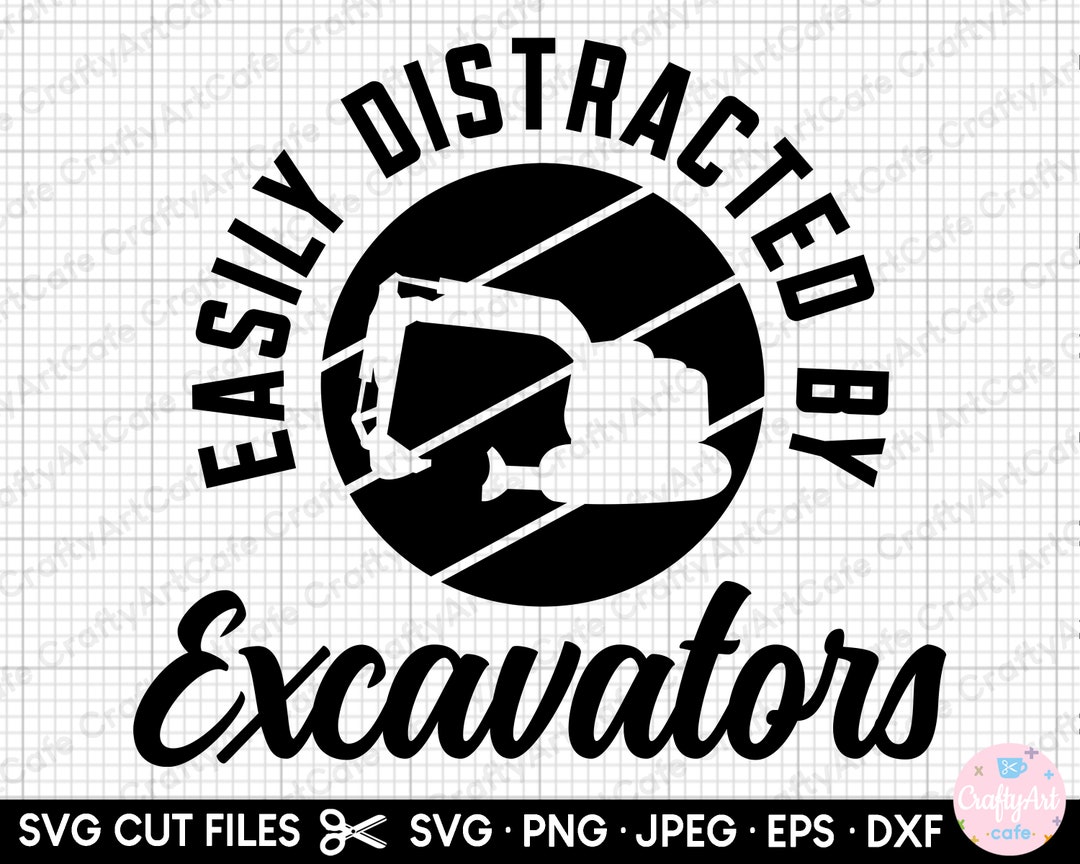 Excavator Svg - Etsy