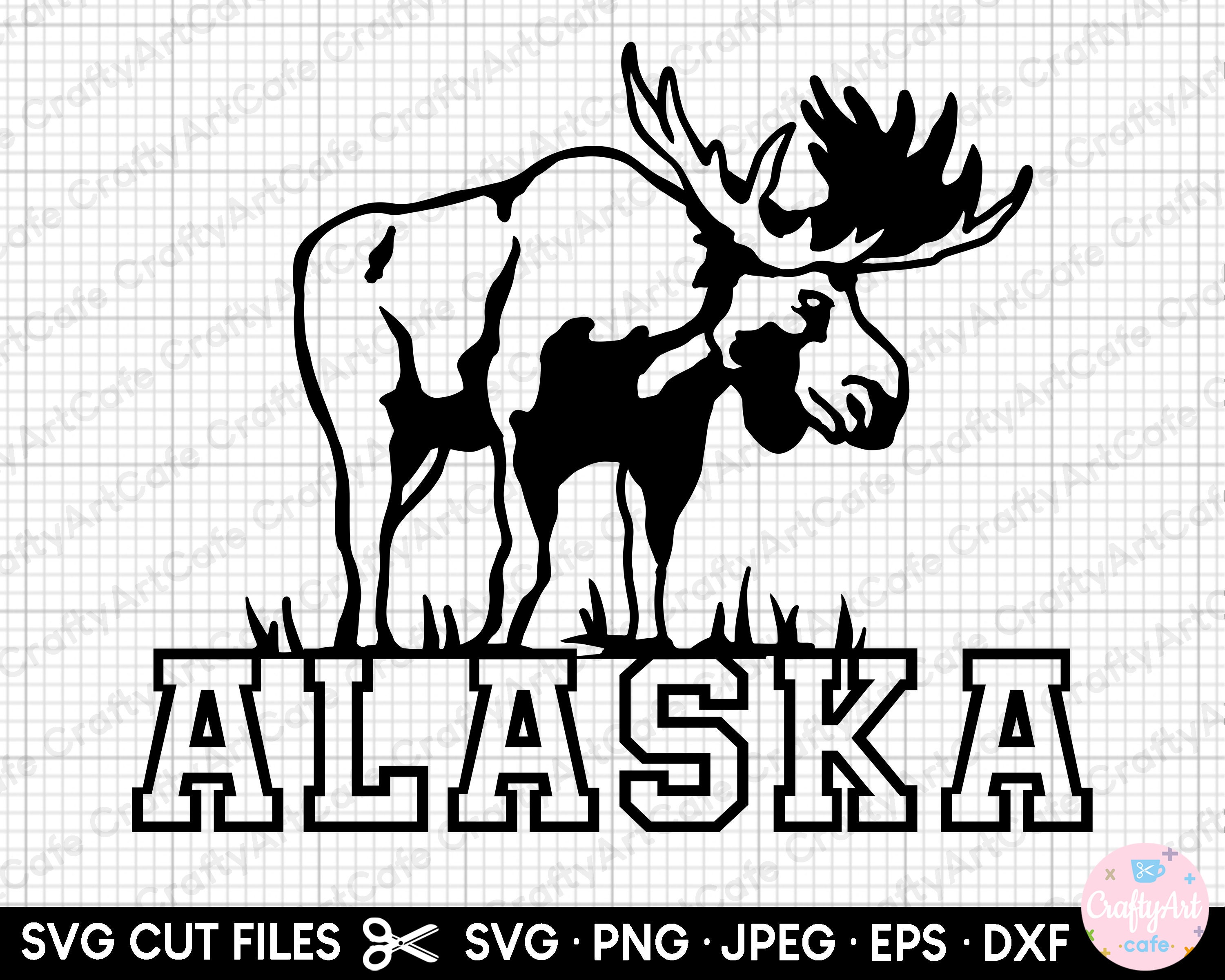 Alaska Svg Cricut Cut File Alaska Png Alaska Jpg Jpeg Alaska Eps - Etsy