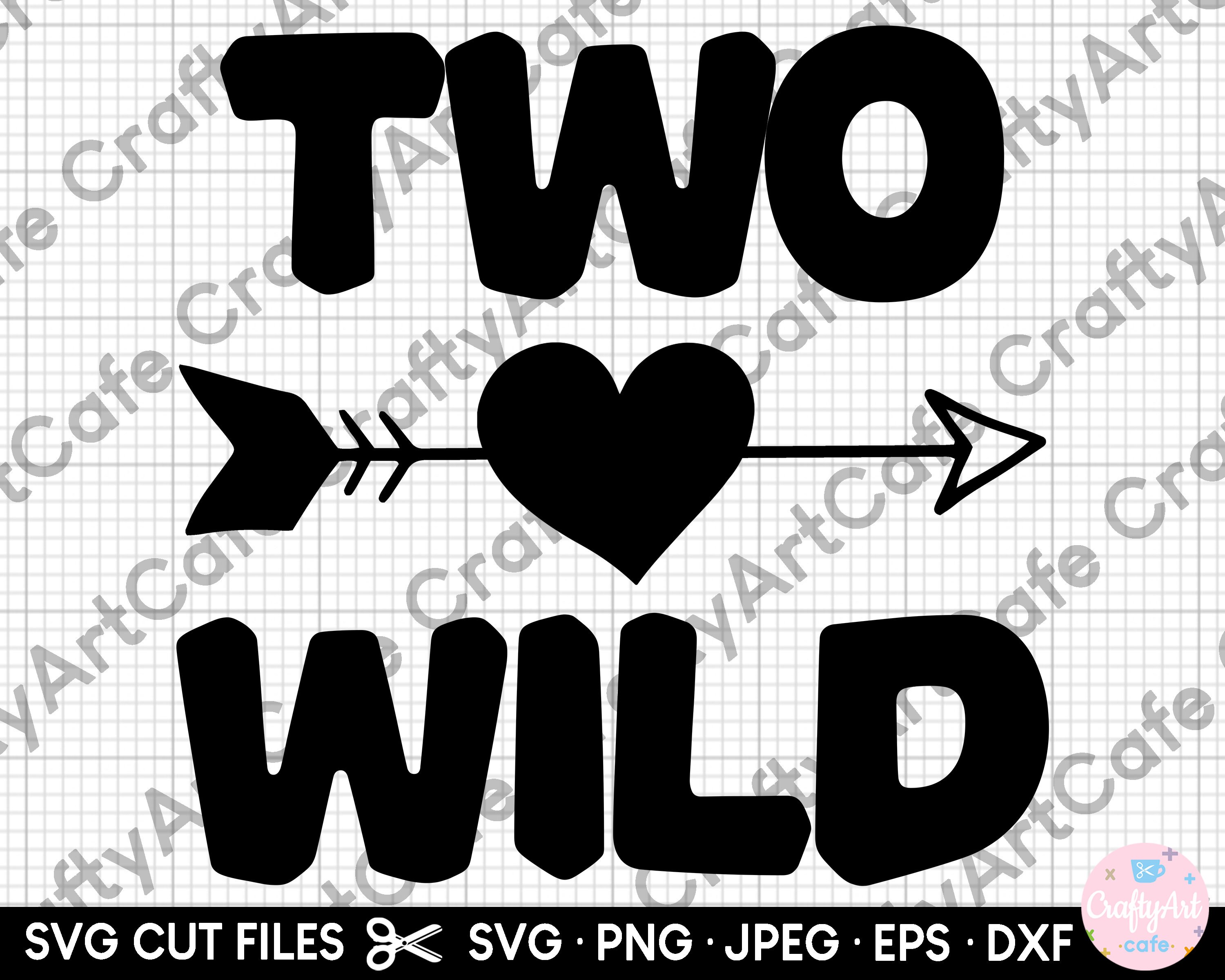 Two Wild Svg 2 Years Old Svg 2nd Birthday Svg Png Eps Dxf - Etsy