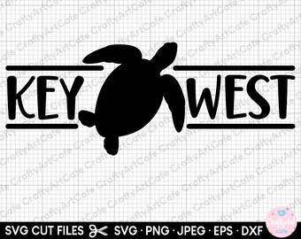 Key West Svg Key West Map Svg Key West Florida Svg Florida - Etsy