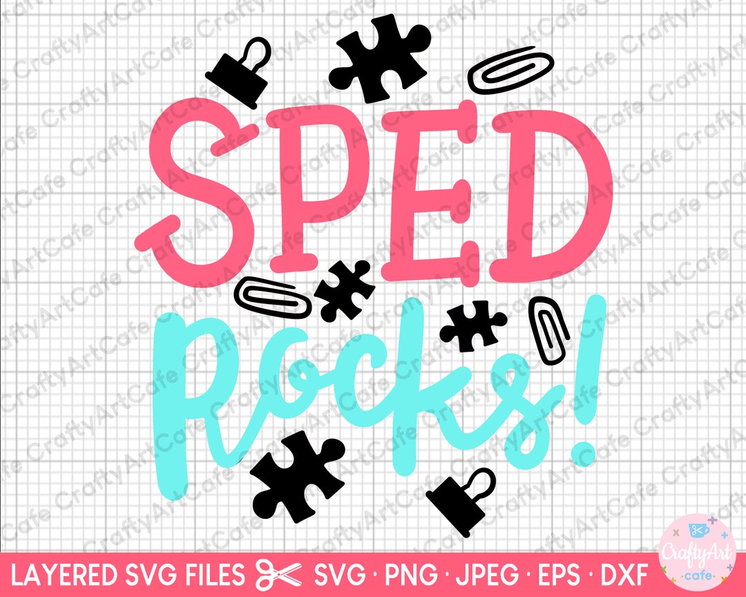 Sped Teacher Svg Cricut - Etsy