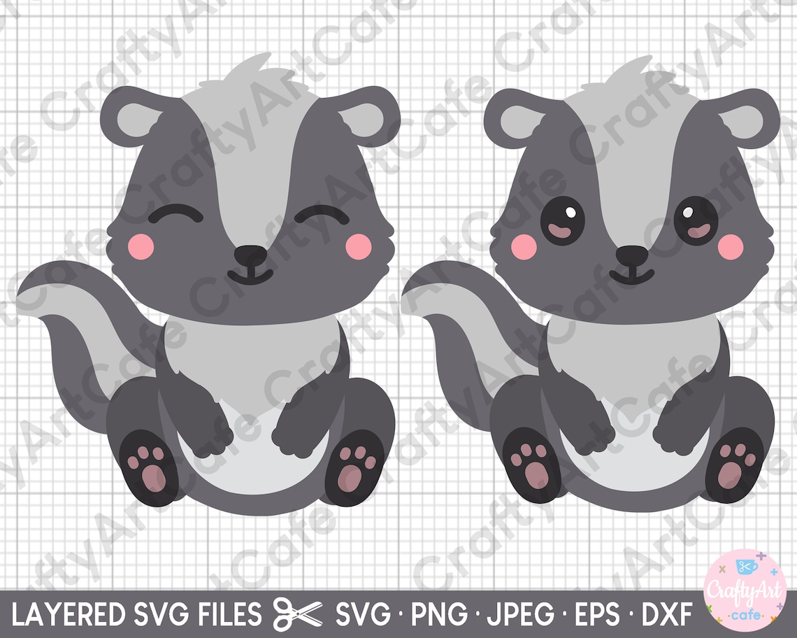 Skunk Svg for Cricut Baby Skunk Svg Baby Skunk Png Cute Skunk | Etsy