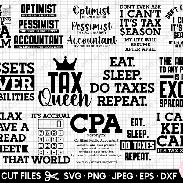 Bookkeeper Svg - Etsy