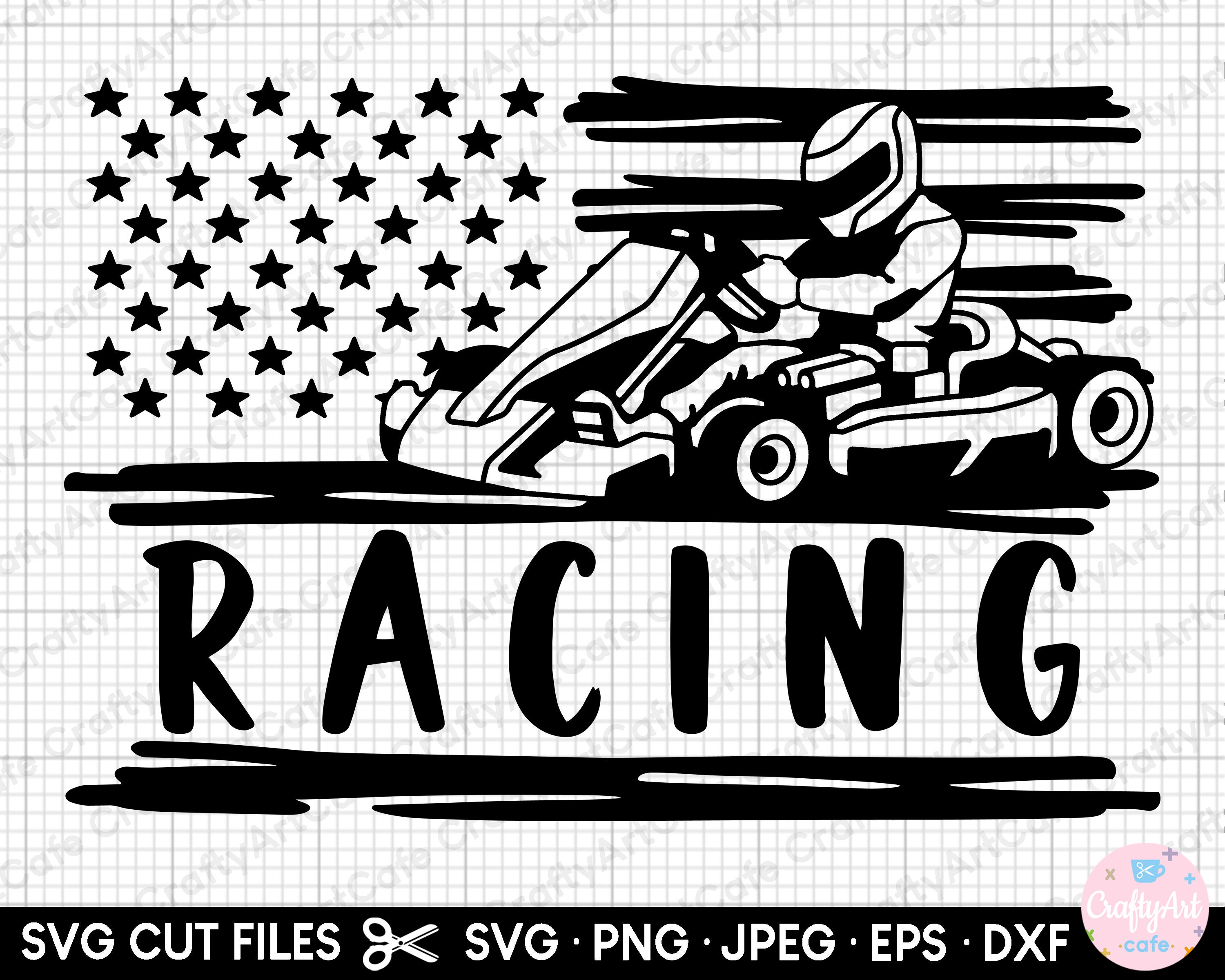 Kart Racing Svg Png Cricut Racing - Etsy