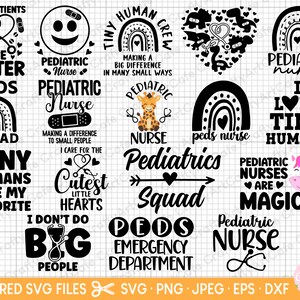 Pediatric Svg Bundle Cricut Shirt File Free Commercial Use Cut File ...