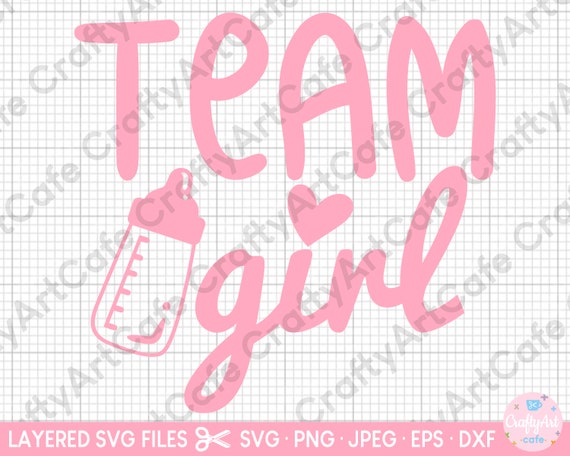 Team Girl Svg - Etsy