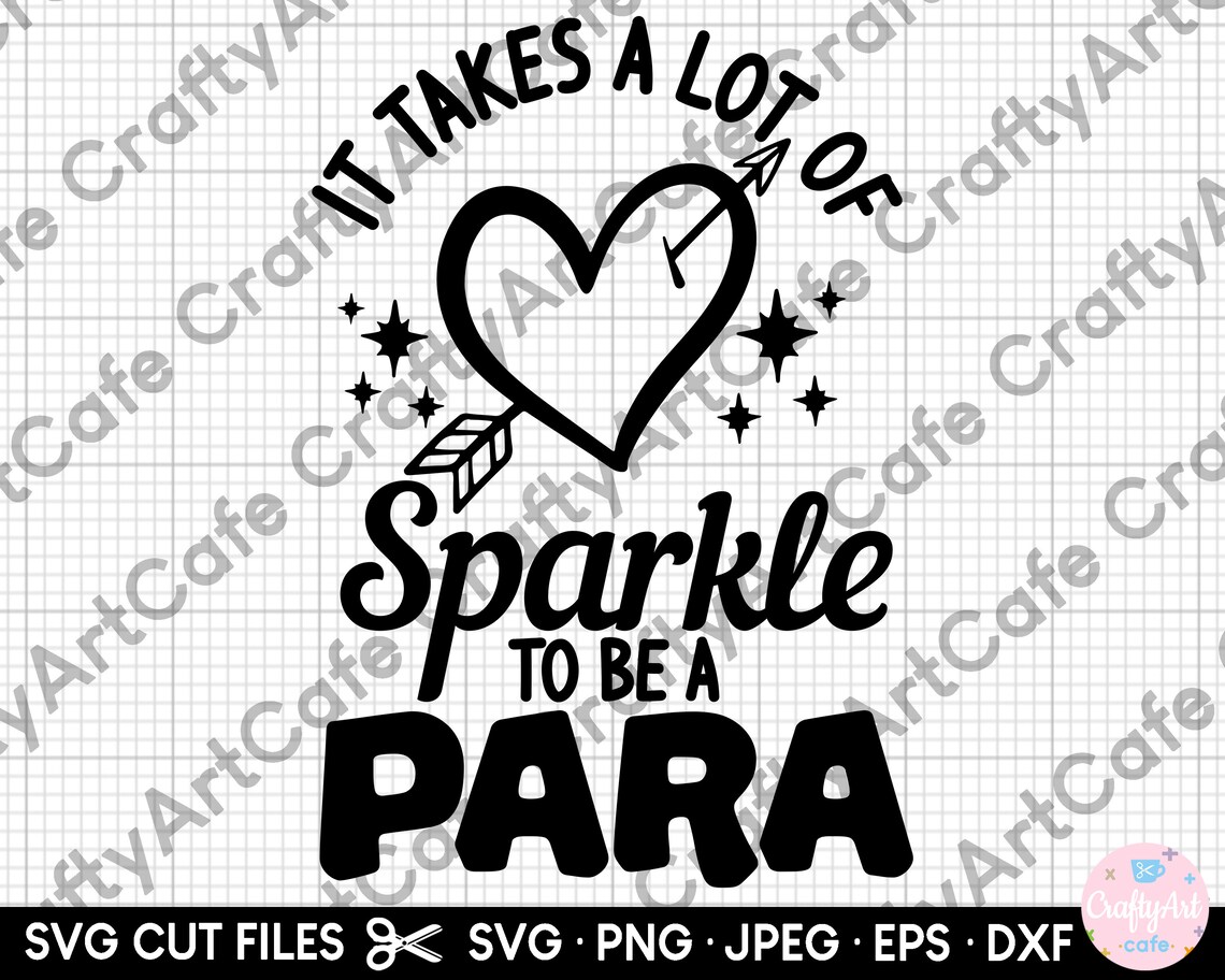 Para Svg Paraprofessional Svg Png Eps Dxf Cricut - Etsy