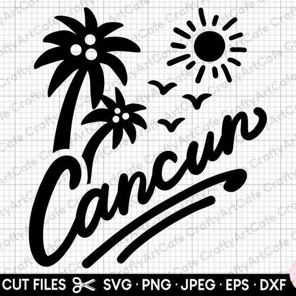Cancun Svg - Etsy