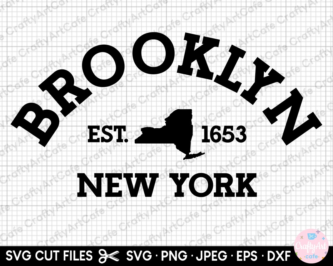 Brooklyn Svg Brooklyn Png Cricut Cut File - Etsy