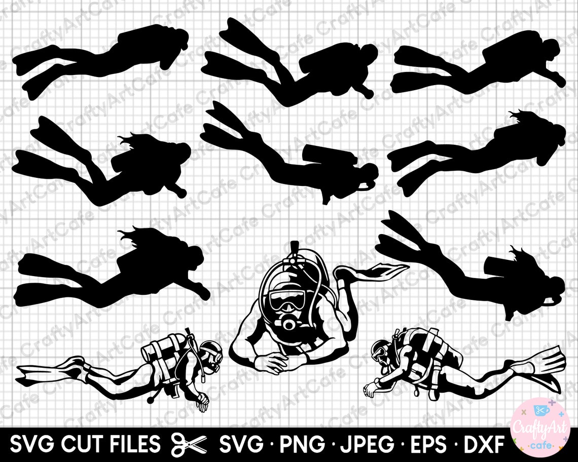 Scuba Diver Svg Bundle Scuba Diver Png Bundle Scuba Diving Svg - Etsy